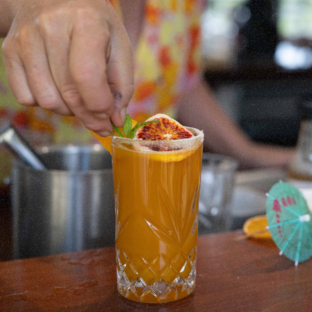 Nu Jmu Tonics, Turmeric & ginger pepper shots. Liquid wellness.